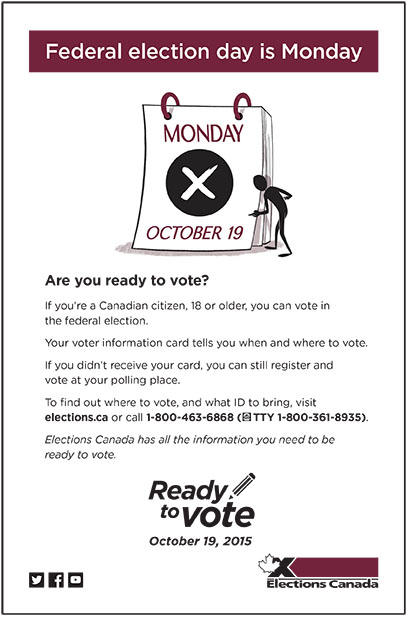 Advertising Campaign for the 2015 General Election – Elections Canada