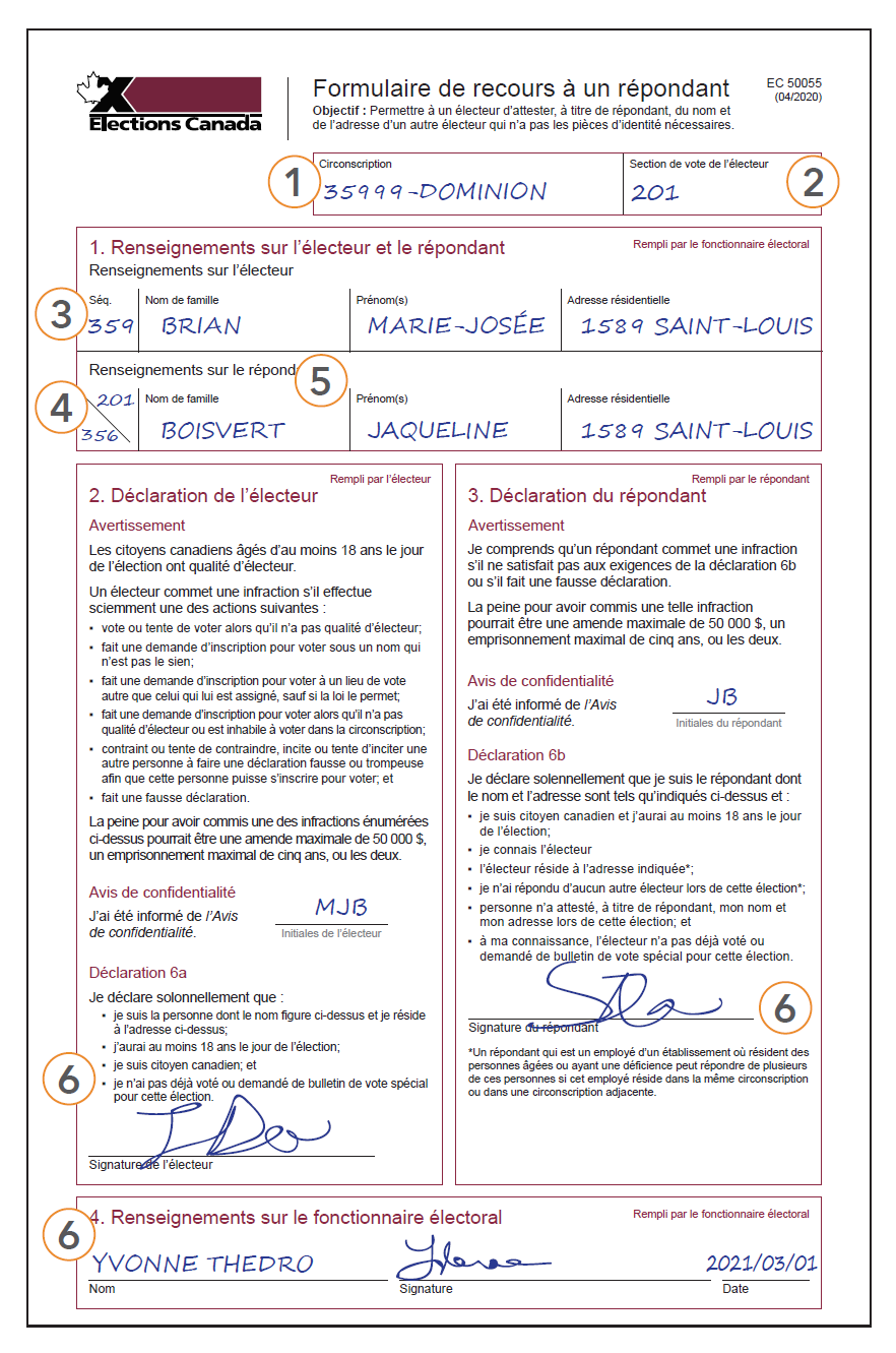 Guide de l'agent d'inscription – Élections Canada