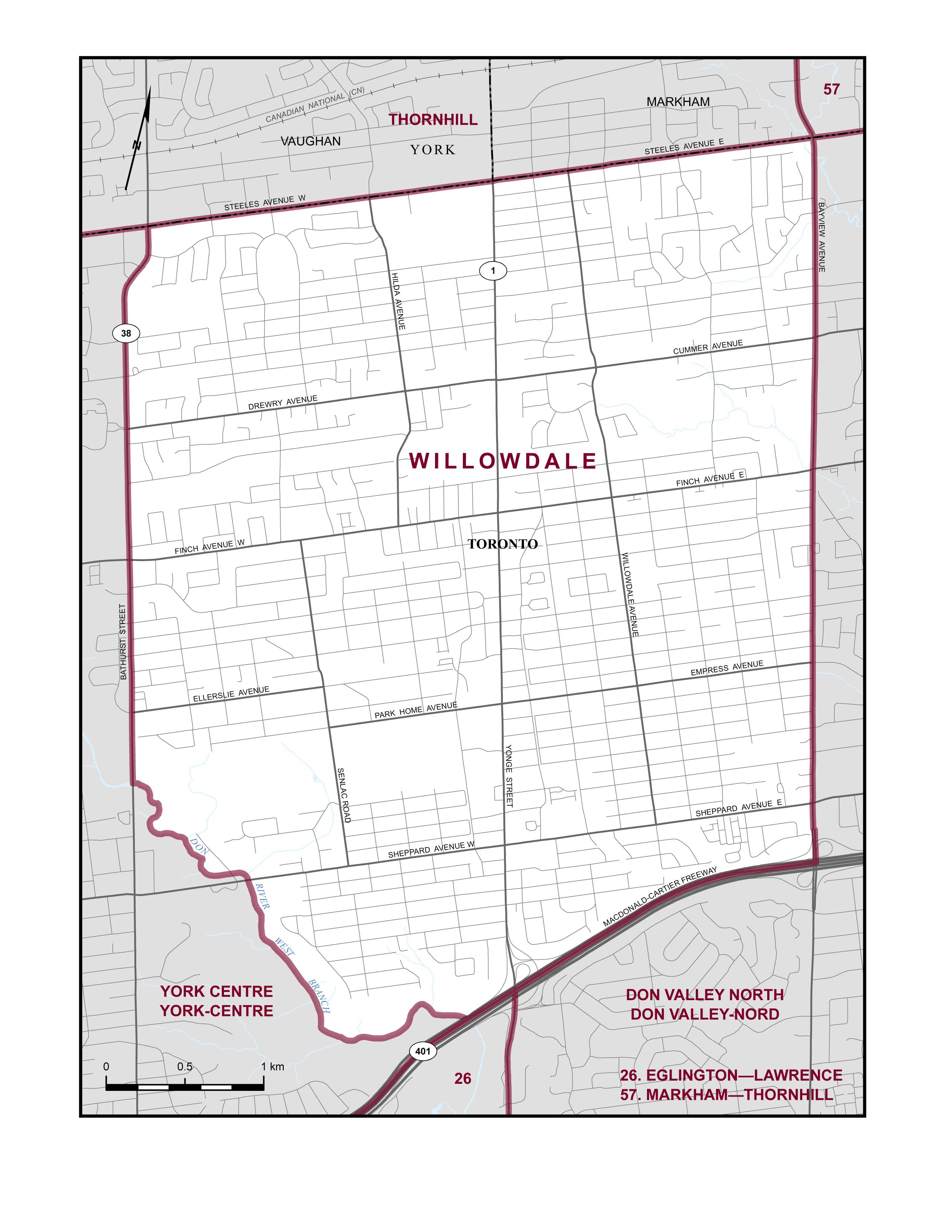 Willowdale | Maps and Boundary Descriptions – 2023 Representation ...
