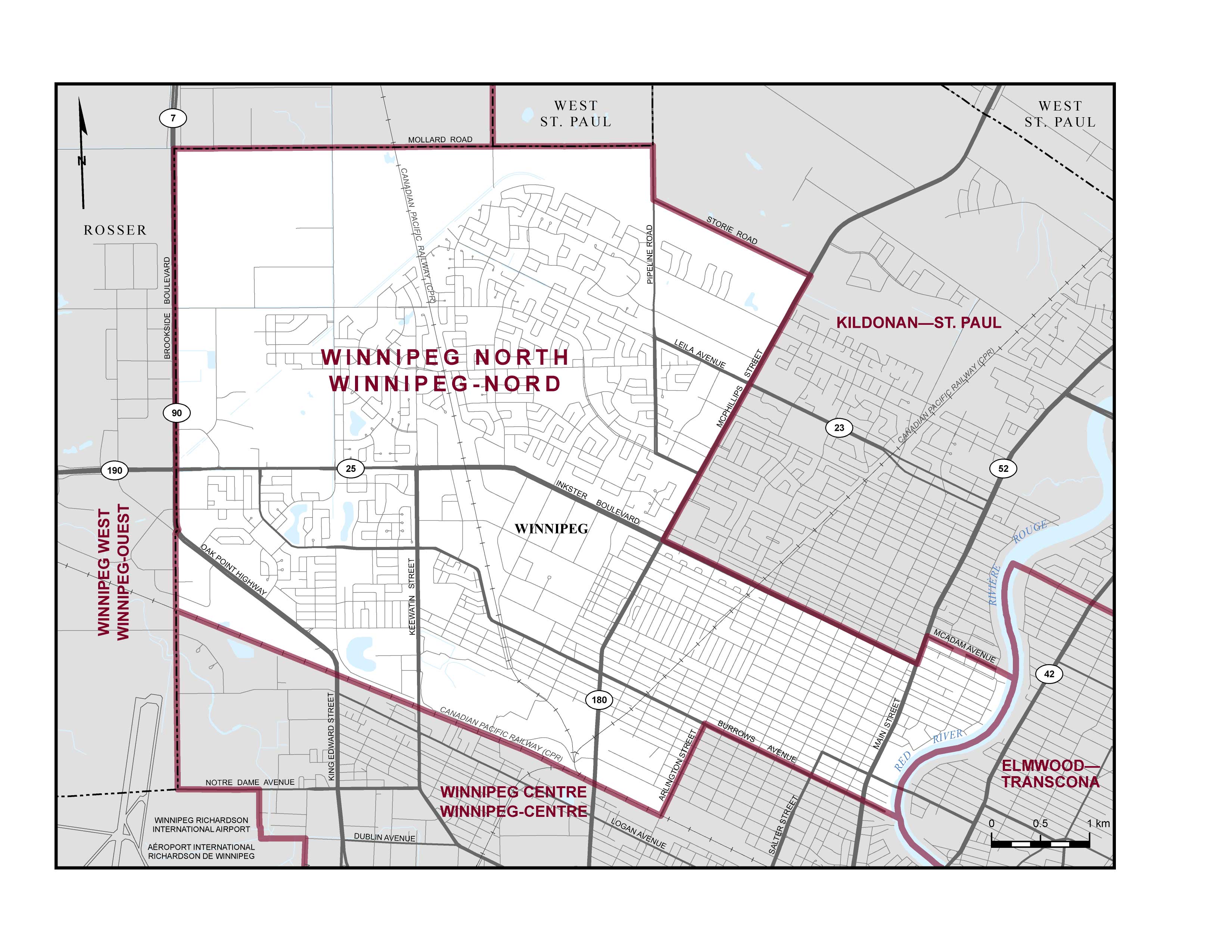Winnipeg North | Maps and Boundary Descriptions – 2023 Representation ...
