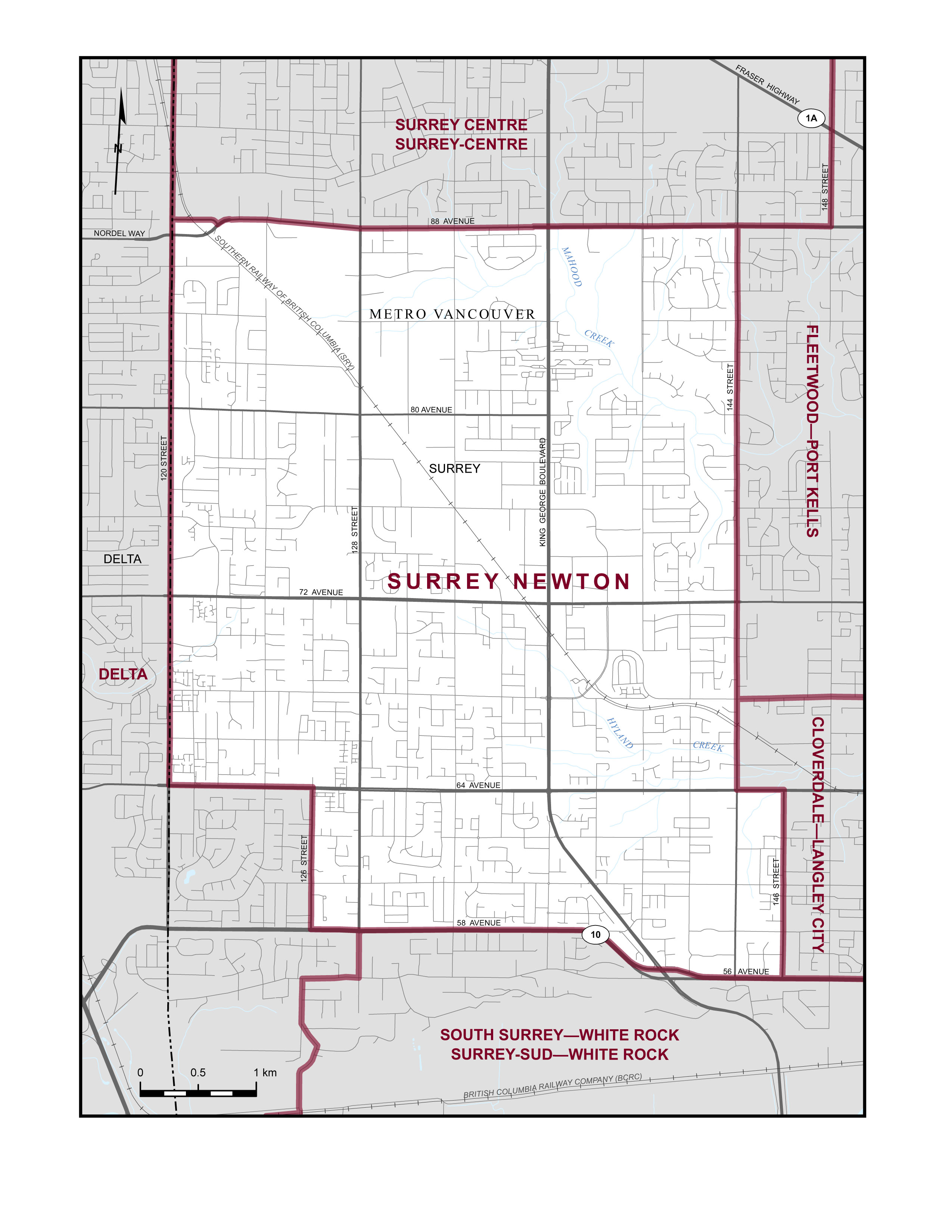 Surrey Newton | Maps and Boundary Descriptions – 2023 Representation ...