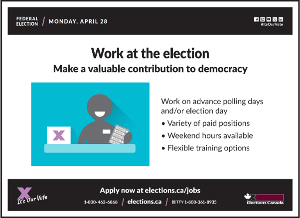 Appendix D: GE45 advertising materials – Qualitative Study of Electors ...