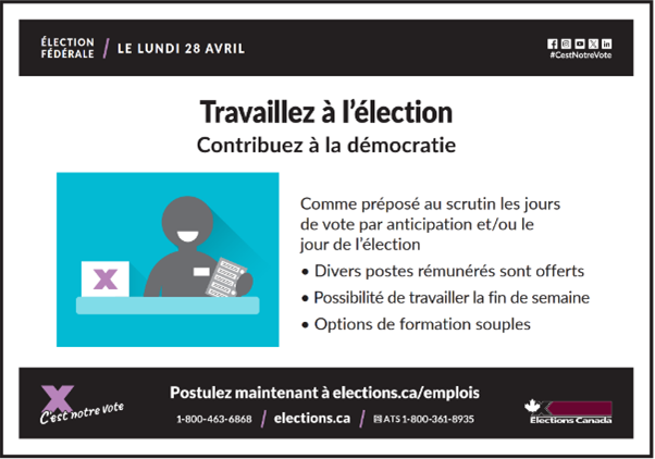 Appendix D: GE45 advertising materials – Qualitative Study of Electors ...