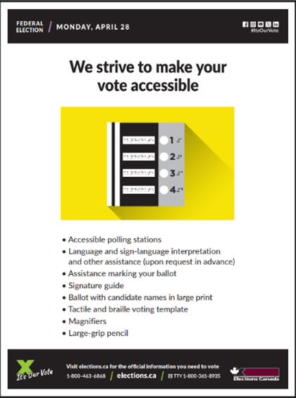 Appendix D: GE45 advertising materials – Qualitative Study of Electors ...